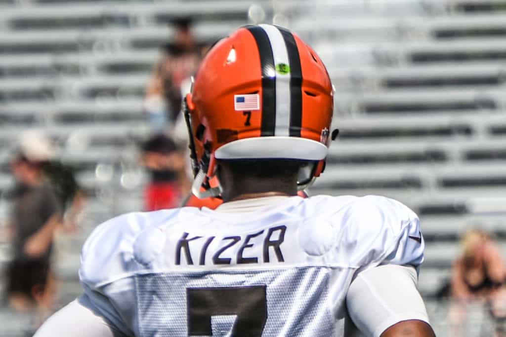 DeShone Kizer named third string QB before preseason opener – 95.3 MNC